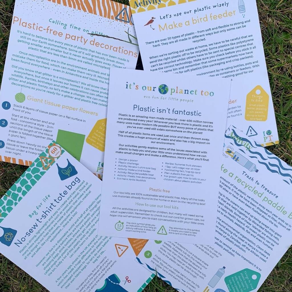 Tool Kit For Eco Heroes: Plastic Isn't Fantastic By It's Our Planet Too ...