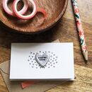 'you're Cute' Pocket Heart Card By Kutuu | notonthehighstreet.com