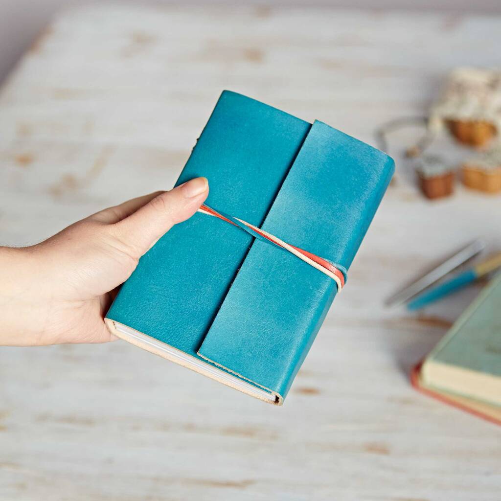 Distressed Three String Coloured Leather Journals By Paper High ...