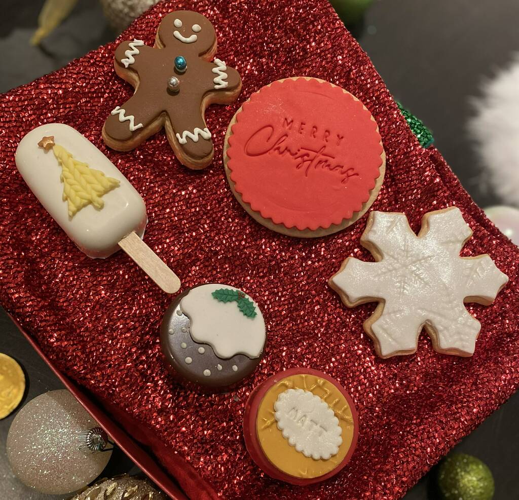 Cute And Personalised Christmas Sweet Treat Hamper By La Di Da Sweet ...