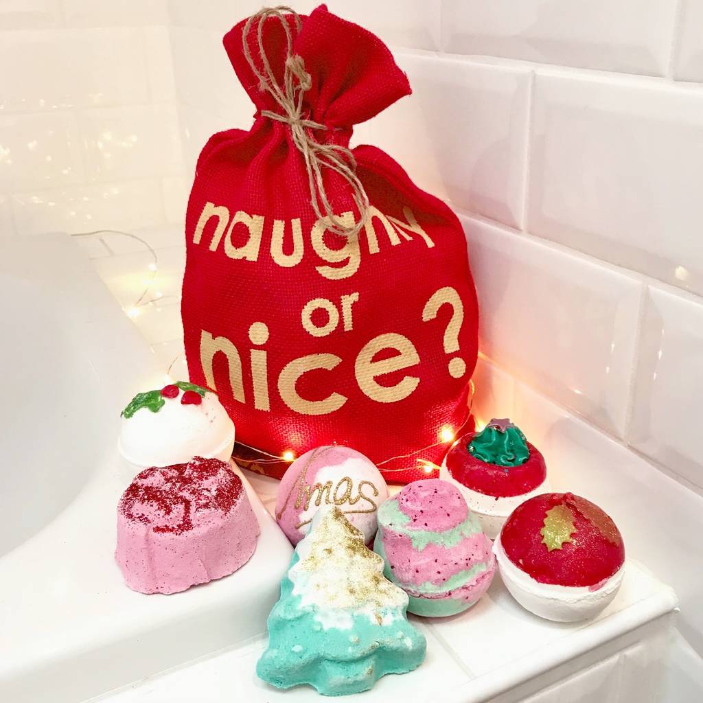 Santa Sack Of Bath Bombs By Pink Pineapple Home & Gifts ...