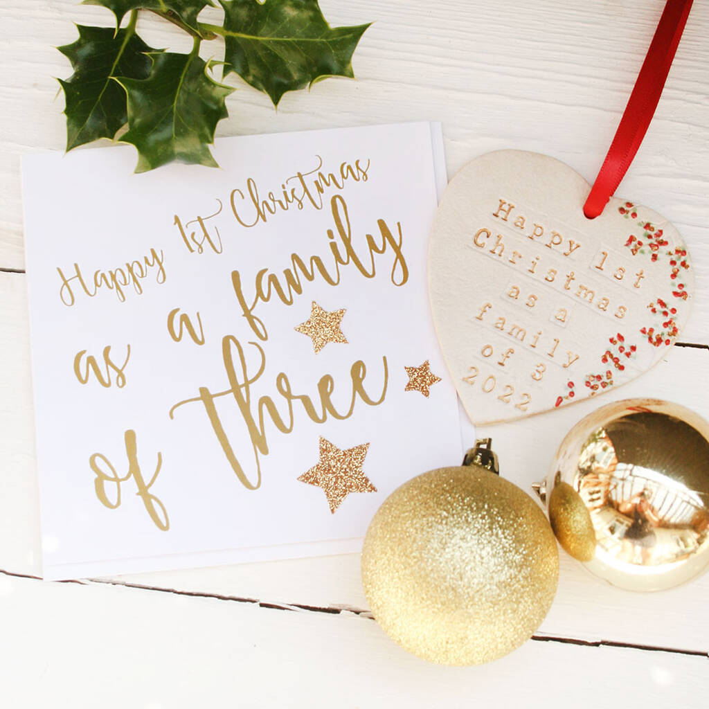 First Family Christmas Hanging Decoration By Juliet Reeves Designs ...