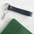 Personalised Leather Loop Keyring By Williams Handmade ...