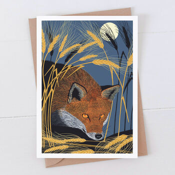 Fox Card By Bird | notonthehighstreet.com