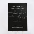 Kate Wedding Welcome Sign By Project Pretty | notonthehighstreet.com
