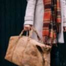 Classic Leather Duffle Bag By Scaramanga | notonthehighstreet.com