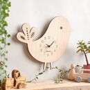 Bird Personalised Children's Clock By Sunday's Daughter ...