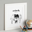 Daddy And Me Illustration By Letterfest | notonthehighstreet.com