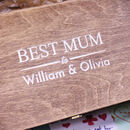 Personalised 'best Mum' Wooden Memory Box By Warner's End ...