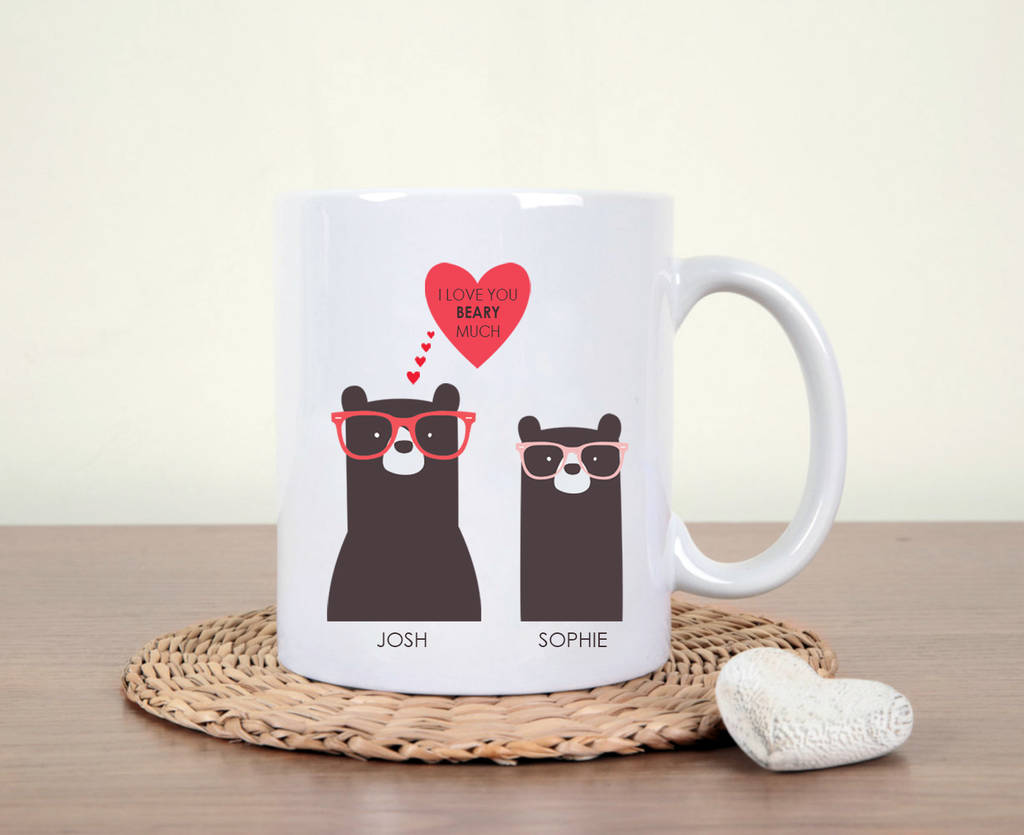 I Love You Beary Much Mug By Lisa Marie Designs Notonthehighstreet