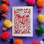 Papercut Wife Card By Pogofandango | notonthehighstreet.com