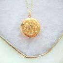 Gold Photo Locket By Madison Honey Vintage | notonthehighstreet.com
