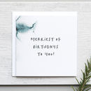 'merriest Of Birthdays' Birthday Card By I Am Nat | notonthehighstreet.com