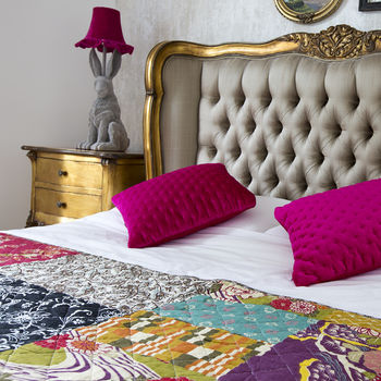 patchwork throw by i love retro | notonthehighstreet.com