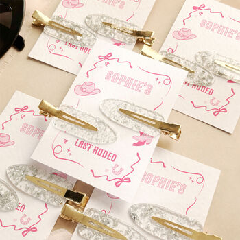 Last Rodeo Hen Do Hair Pearl Clips Hen Party Favour Party Bag Filler By ...
