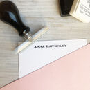 Personalised Stationery Stamp By Stomp Stamps | notonthehighstreet.com