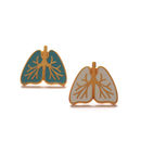 Lungs Pin Badge By Rock Cakes | notonthehighstreet.com