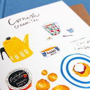 Cornish Cream Tea Card By Katy Pillinger Designs | notonthehighstreet.com
