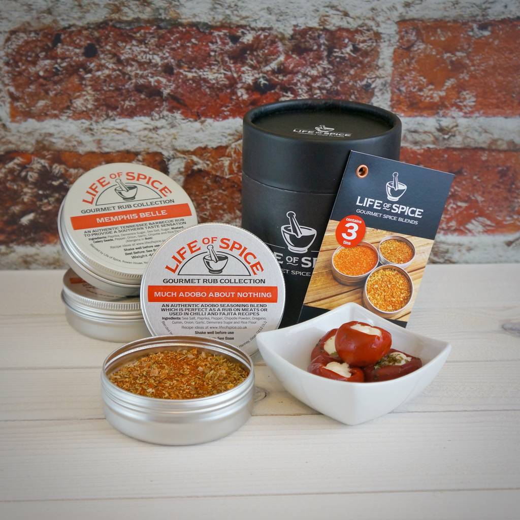 mini barbecue rubs gift collection by life of spice ...