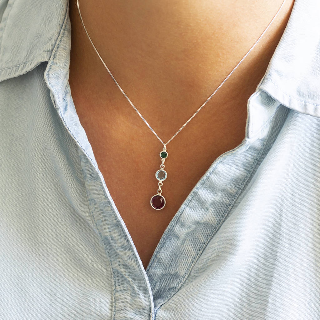 three generations birthstone necklace by joy by corrine smith ...