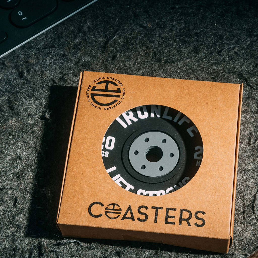 Funny Pvc Car Racing Tyre Coaster By Iconic Coasters ...