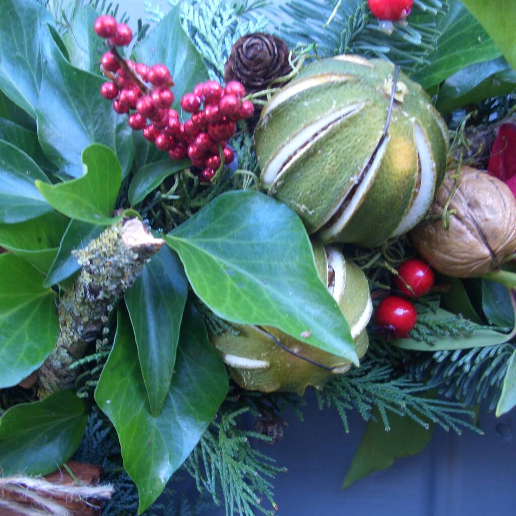 Fresh Classic Traditional Christmas Wreath By Pippa Designs ...