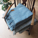 Personalised Wedding Message Herringbone Throw By Stabo ...