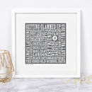 Personalised Word Art Print By Allihopa | notonthehighstreet.com