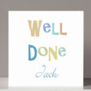 Personalised 'well Done' Congratulations Card By Molly Moo Designs ...