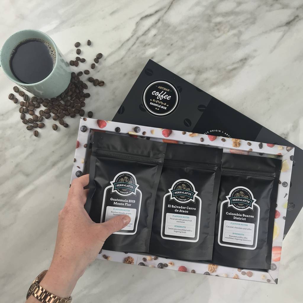 Artisan Coffee Selection Pack By Perkulatte | notonthehighstreet.com