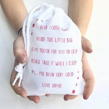 Personalised Tooth Fairy Bag By Pink Pineapple Home & Gifts ...