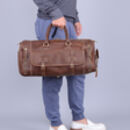 Leather Boot Bag By Eazo | notonthehighstreet.com