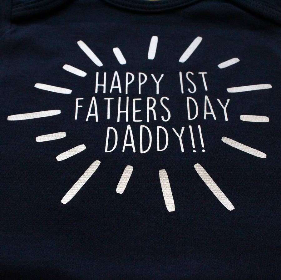 'happy 1st fathers day daddy' baby grow by precious little plum ...