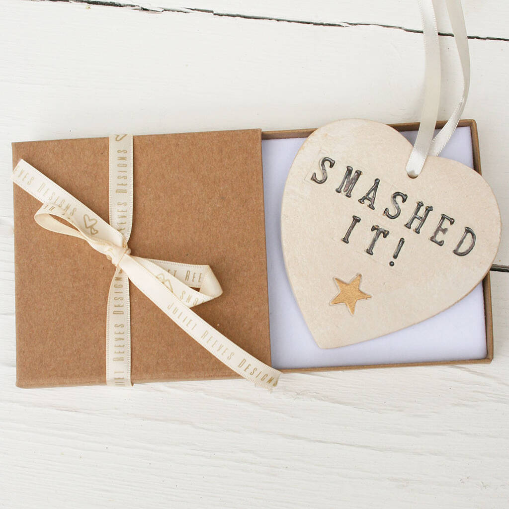 Smashed It Ceramic Hanging Heart By Juliet Reeves Designs ...