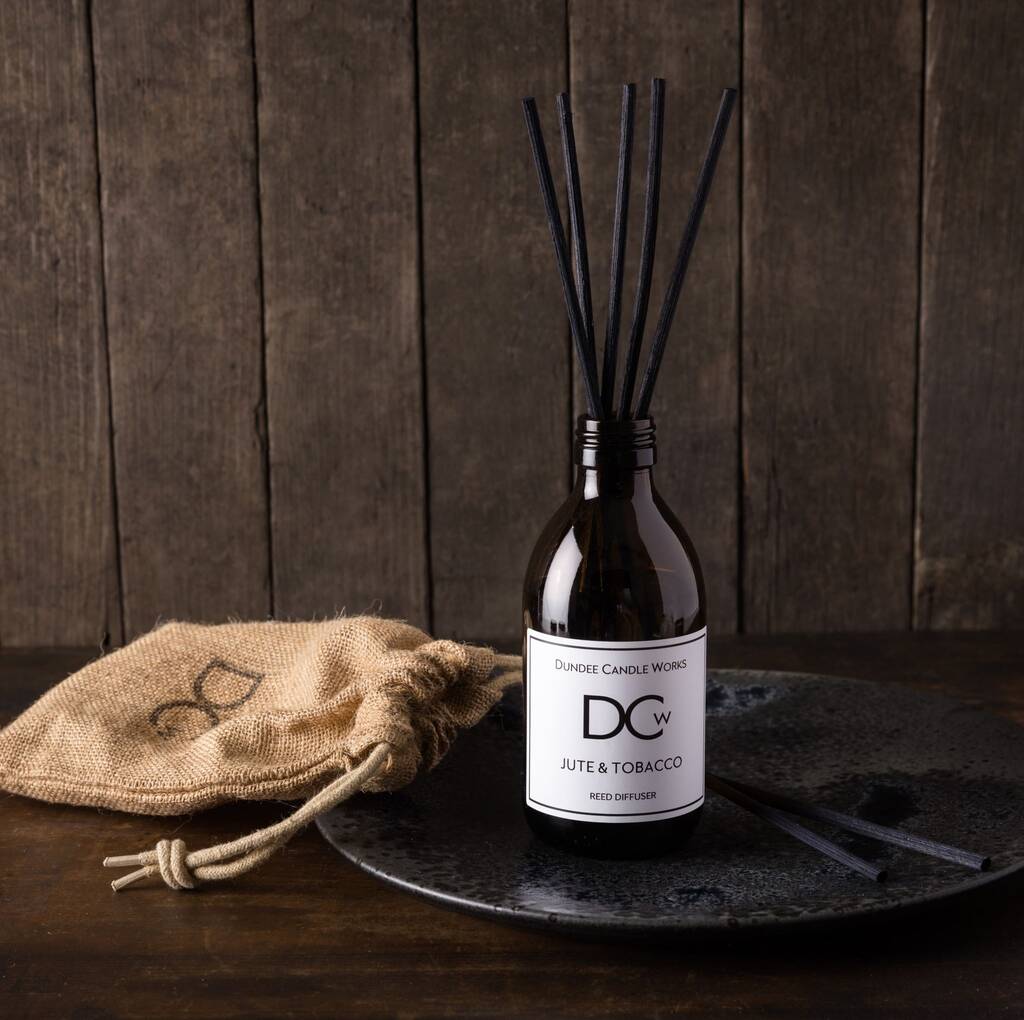 Jute And Tobacco Reed Diffuser By Dundee Candle Works ...