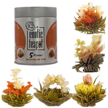 Lotus Flowering Tea Gift Set By The Exotic Teapot | notonthehighstreet.com