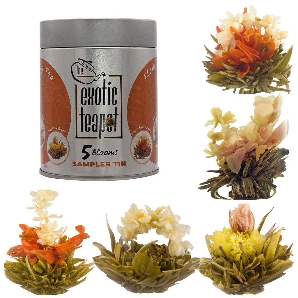 Lotus Flowering Tea Gift Set By The Exotic Teapot | notonthehighstreet.com