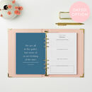 Personalised Dream Plan Do Life Planner By Martha Brook ...