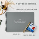 personalised photo album gift set by martha brook | notonthehighstreet.com