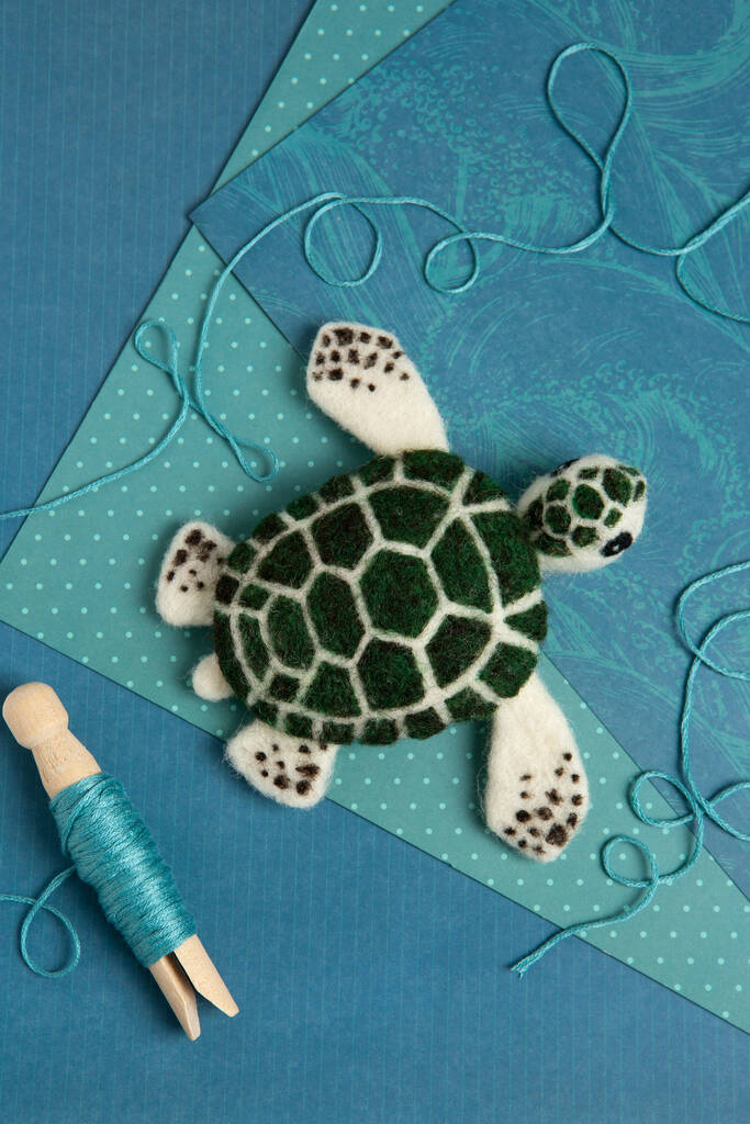 Baby Sea Turtle Needle Felting Kit By Hawthorn Handmade ...