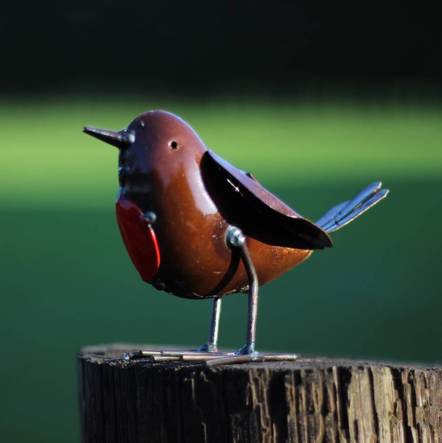 robin handmade recycled metal garden sculpture by chi-africa ...