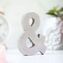 personalised colour block concrete letters by bells and whistles make ...