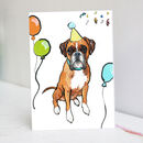 Boxer Birthday Card By Pet Portrait Illustration | notonthehighstreet.com