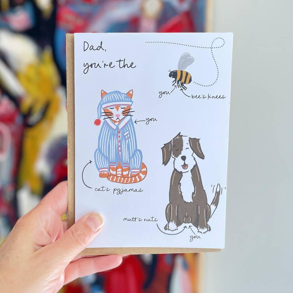 Cheeky Father's Day Card By Lunella