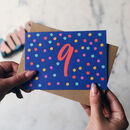 9th Birthday Card By Xoxo Designs By Ruth | notonthehighstreet.com