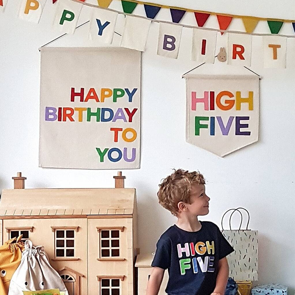 'Happy Birthday To You' Wall Hanging By Happy Sunday Studio ...