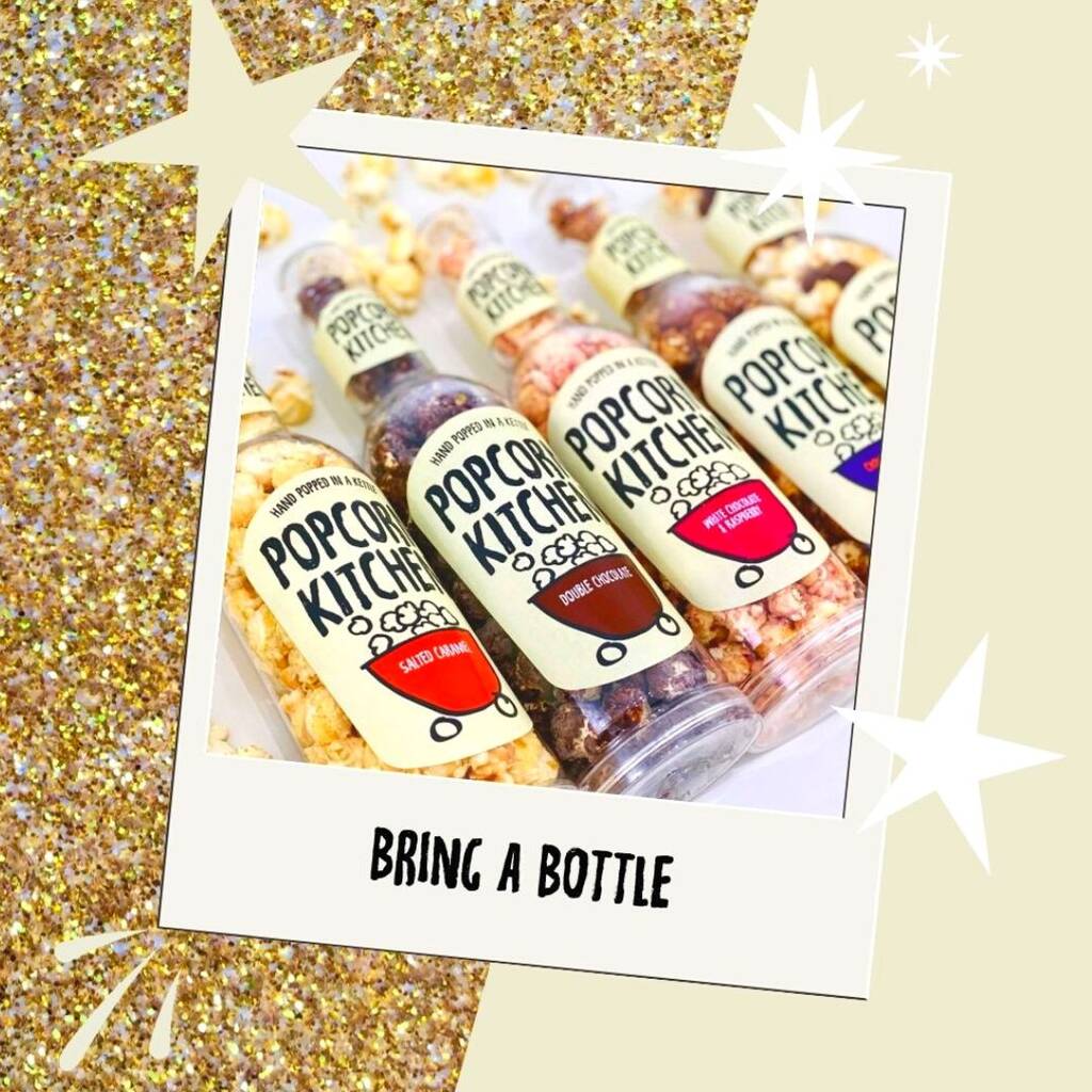 Lemon Drizzle Popcorn, Gift Bottle By Popcorn Kitchen ...