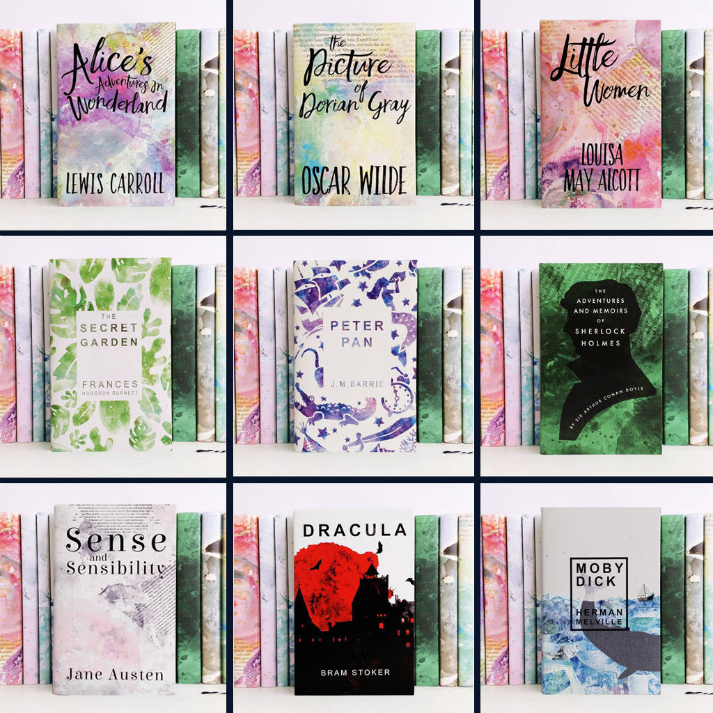 three literary classics with exclusive book cover by bookishly ...