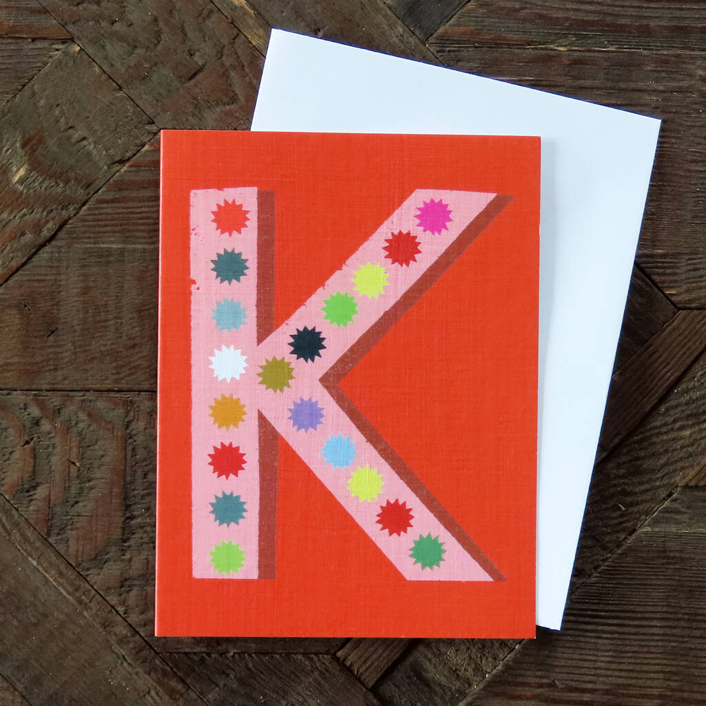 Mini K Alphabet Card By Kali Stileman Publishing