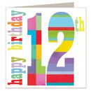 Sparkly 12th Birthday Card By Kali Stileman Publishing ...